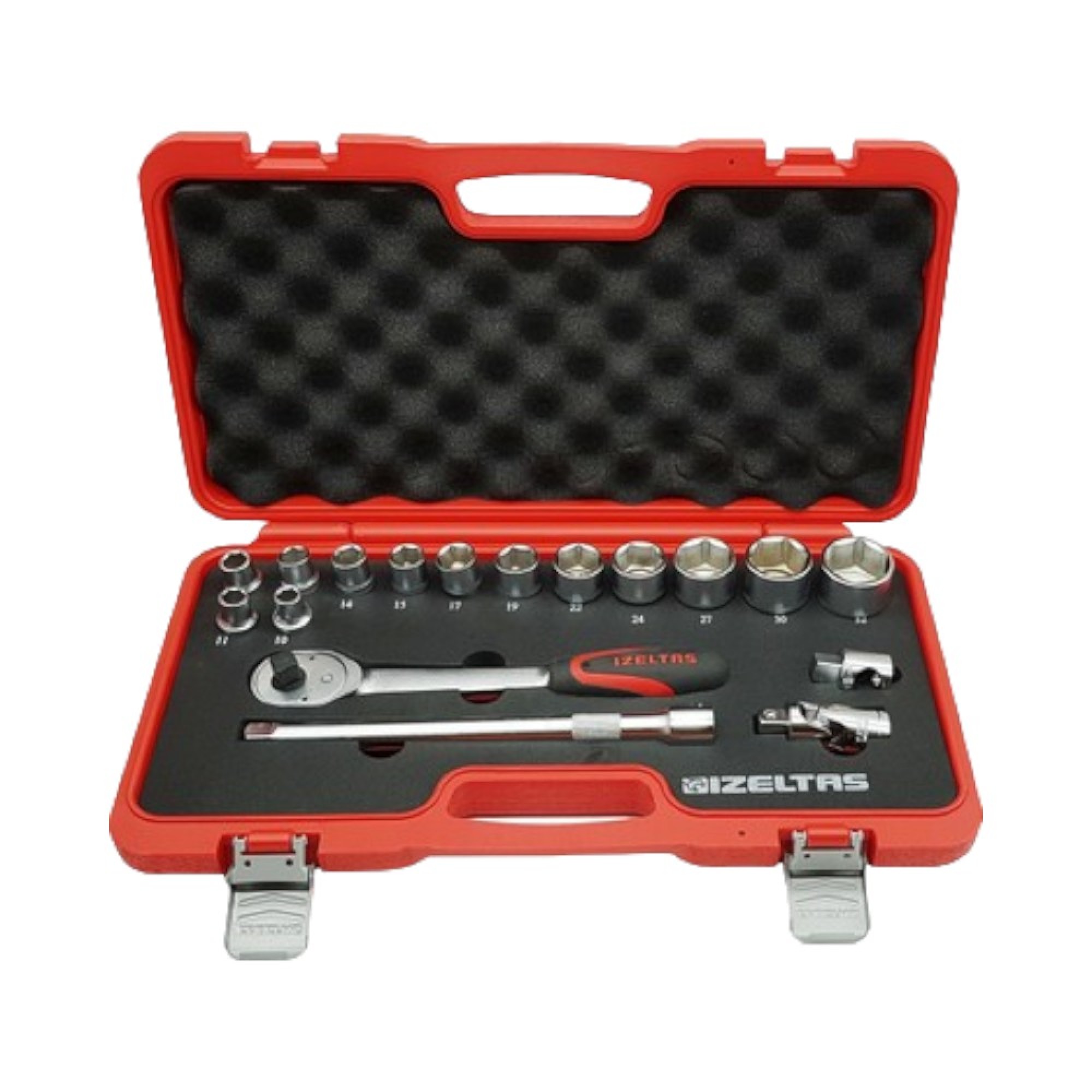 İzeltaş 1/2" Hexagon Socket Wrench Set 17 Pieces | Spare Parts